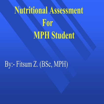 nutritional assessment and ABCD ASSESSMENTppt | PPTX