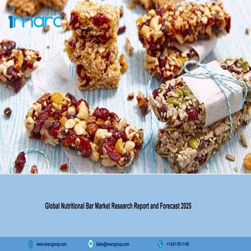 Nutritional Bar Market Report: Industry Outlook, Latest Development and ...