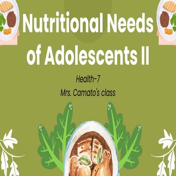 Nutritional Needs of Adolescents II.pptx