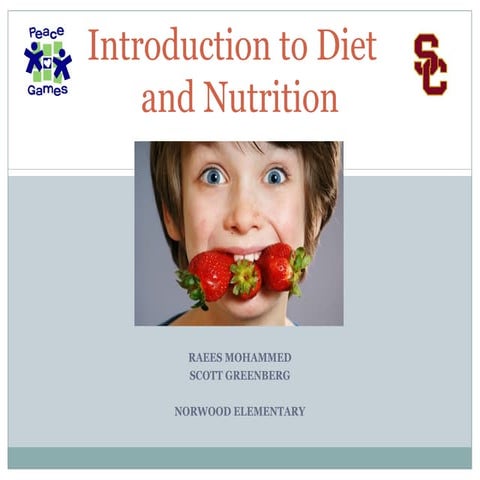 Nutrition intriduction | PPT