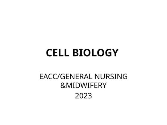 Structure of cell | PPT