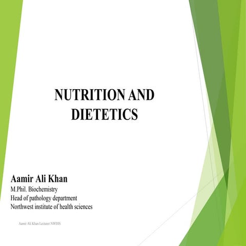 Nutrition and dietetics | PPT