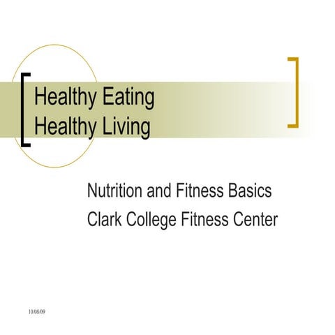 Nutrition And Fitness | PPT