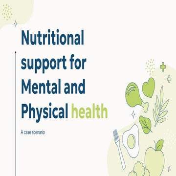 Nutrition and Health presentation presenatation | PPT