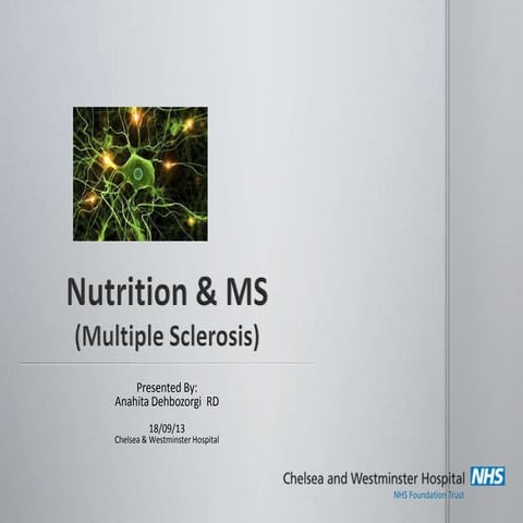 Nutrition and MS | PPTX