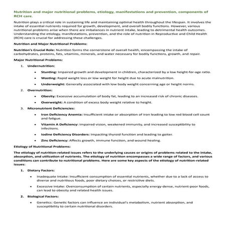 Nutrition and problems.docx