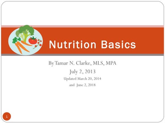 Basic Nutrition | PPT