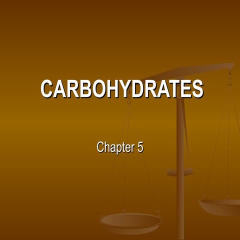 Nutrition chapter cho5 | PPT