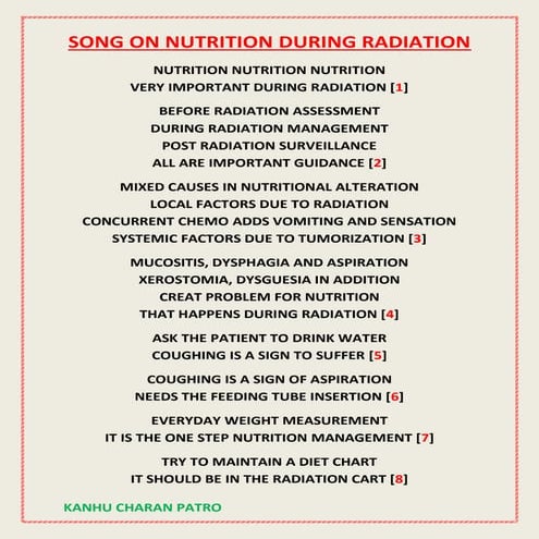 NUTRITION DURING RADIATION | PDF