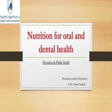 Nutrition for oral and dental health.pptx