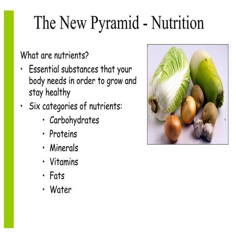 Nutrition - Micro/Macronutrients Presentation | PPT
