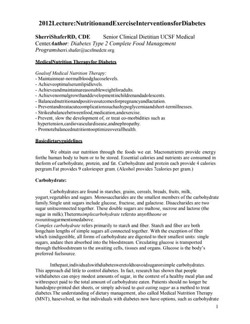 DIABETIC DIET PLAN | PPT