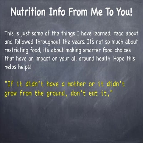 Crave Nutrition Guide | PDF