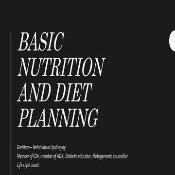 Nutrition information | PPT