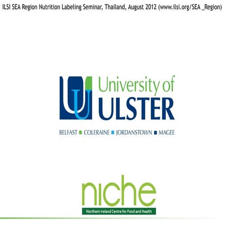 Nutrition Labeling & Claims EU 2012 | PDF