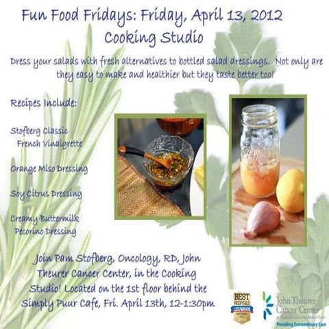 Fun Food Fridays - Salad Dressing | PPTX