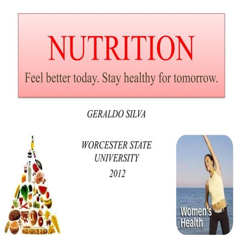 Nutrition powerpoint | PPTX
