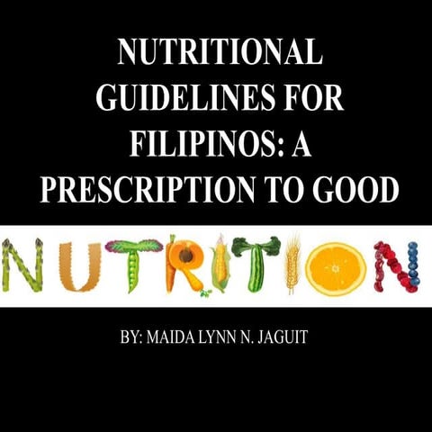 Nutrition Presentation | PPT