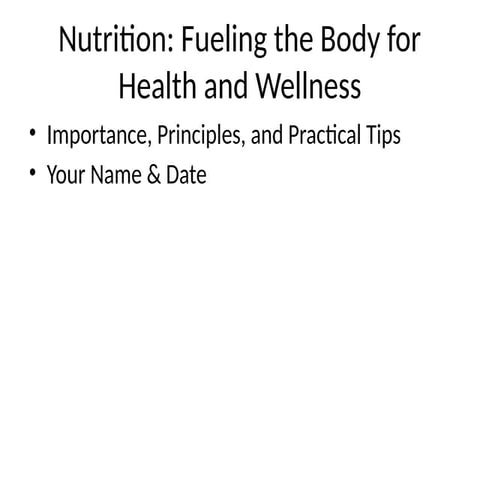 Nutrition importence for_Presentation.pptx