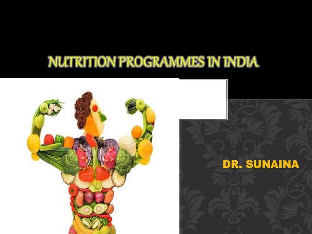 National nutritional programme | PPTX