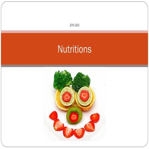 The Six Essential Nutrients: Lesson Plan And Worksheet | PDF