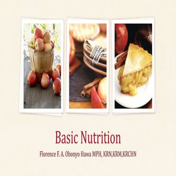 Nutrition | PPT