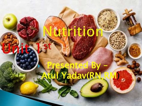 Basic concepts of Nutrition | PPT