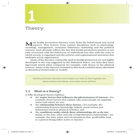 Theory in a Nutshell 3e - sample chapter | PDF