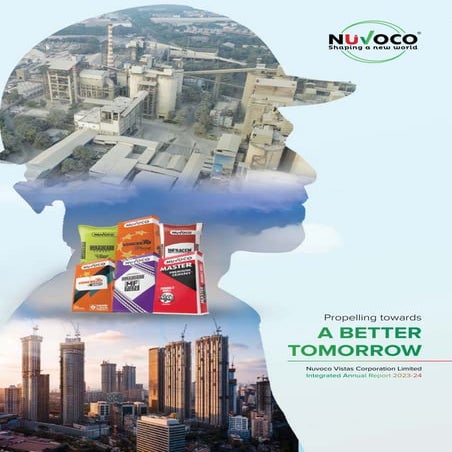 Nuvoco Cement Company Annual Report in india | PDF