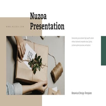 Nuzoa Presentation : Light Color Theme | PPT