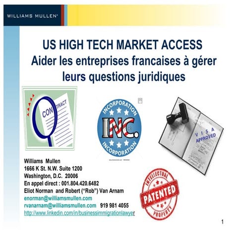 Access to the High Tech Market in the United States: Aides les ...