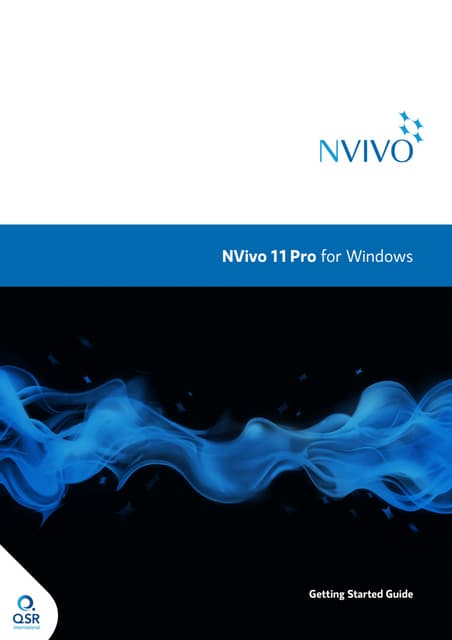 Introduction to NVivo | PPTX | Internet | Computing