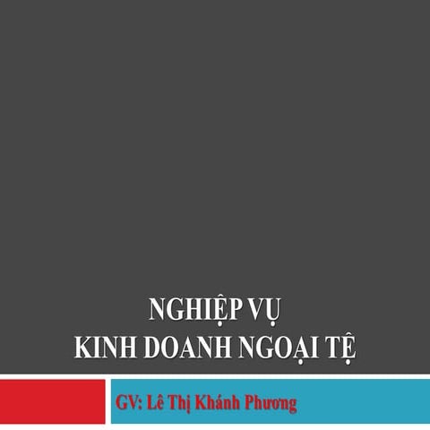 Nv kd ngoai te | PDF