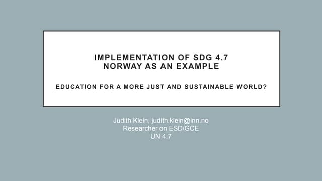 SDG 4 | PPT