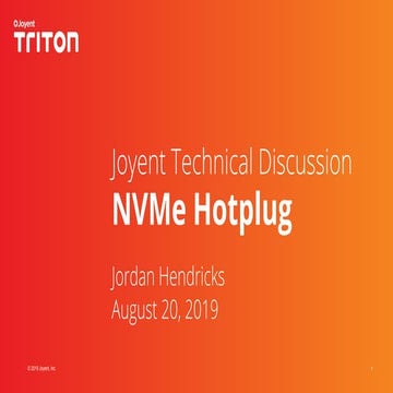 NVMe Hotplug Walkthrough | PDF
