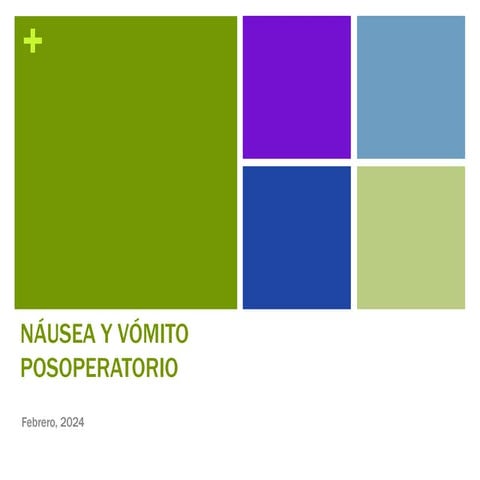 nausea y vomito posoperatorio anestesiologia | PPTX