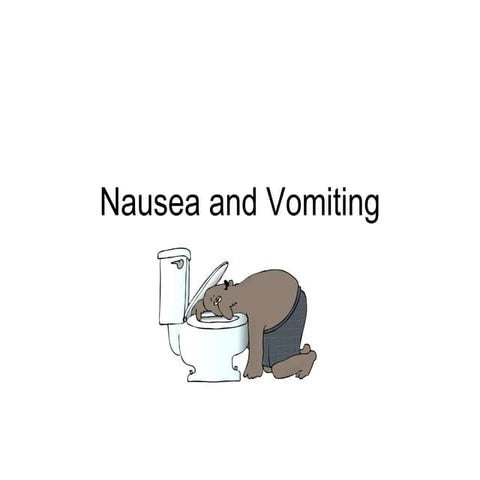 Post Operative Nausea & Vomiting | PPTX