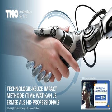 Technologie-keuze Impact Methode (TIM): wat kan je ermee als HR-professional? | PDF