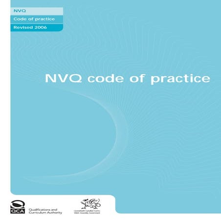 NVQ Code of Practice | PDF