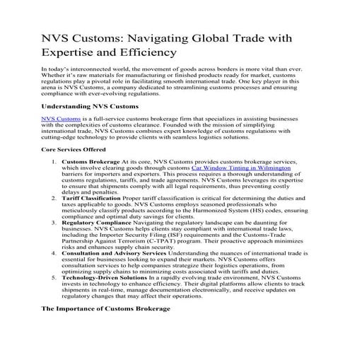 The Customs Clearance Process in India: A Comprehensive Guide | PPTX