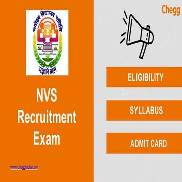 How to apply for NVS, Eligibility criteria | PPT