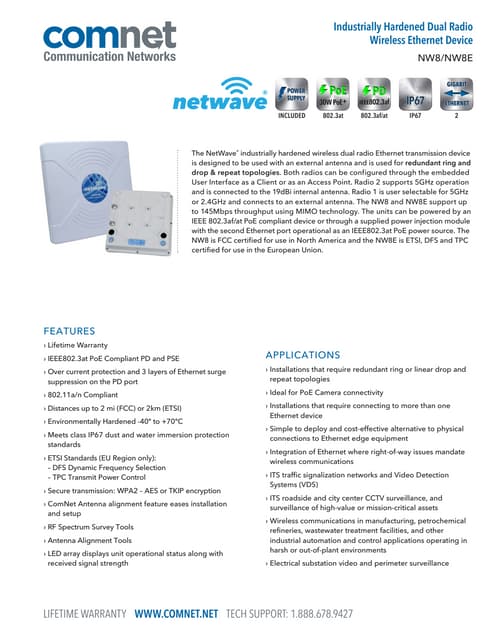 Telecommunication Datasheet Template | PDF | Computer Networking | Computing