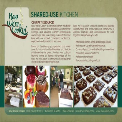 Brochure: Shared-use Kitchen | PPTX | Home Appliances | Home & Garden