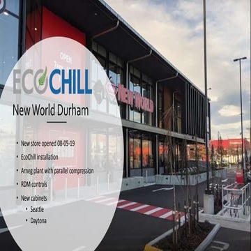 EcoChill Retail Refrigeration: NW Durham 2019 | PPSX | Science