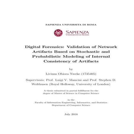 Nweke digital-forensics-masters-thesis-sapienza-university-italy | PDF