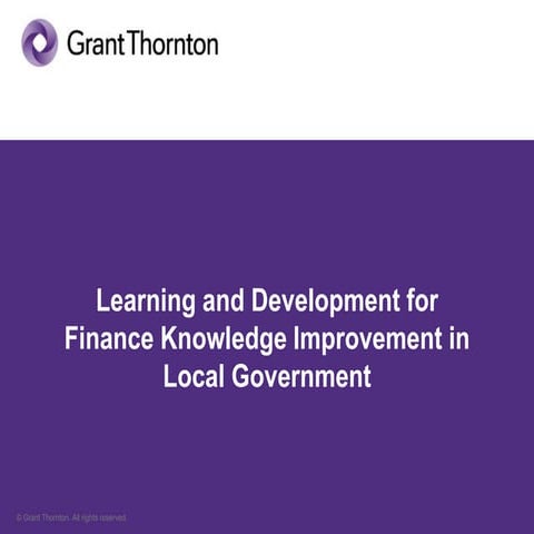 Grant Thornton Learning Institute (GTLI) | PPTX | Business Accounting ...