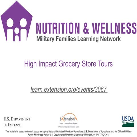 High Impact Grocery Store Tours | PDF