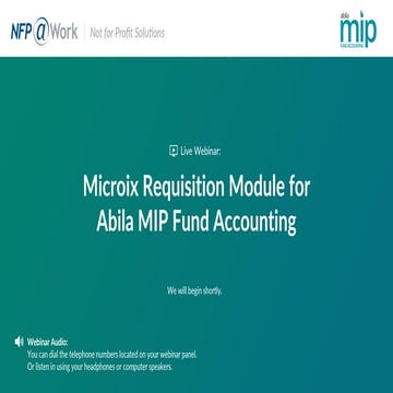 Microix Requisition Module for Abila MIP | PDF