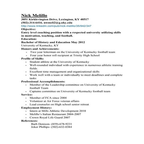John Marsh Resume | DOCX