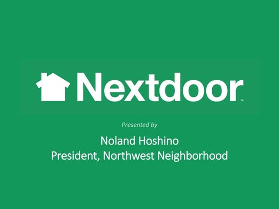 Village launches new social media program in partnership with nextdoor | PDF